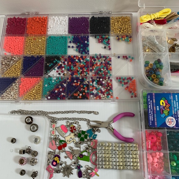 Other | Diy Tween Girls Beaded Jewelry Making Kit | Poshmark